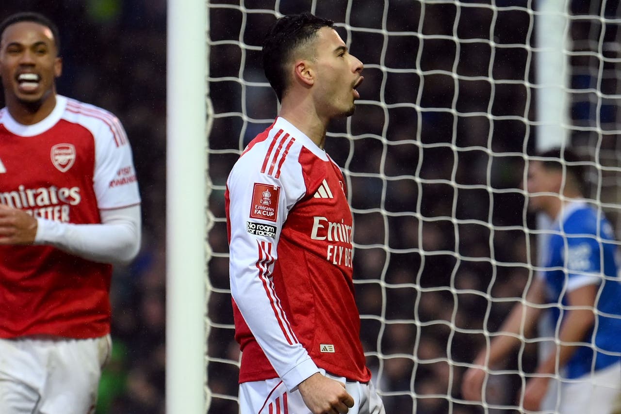 Arsenal player ratings vs Portsmouth: Hat-trick hero Gabriel Martinelli ...