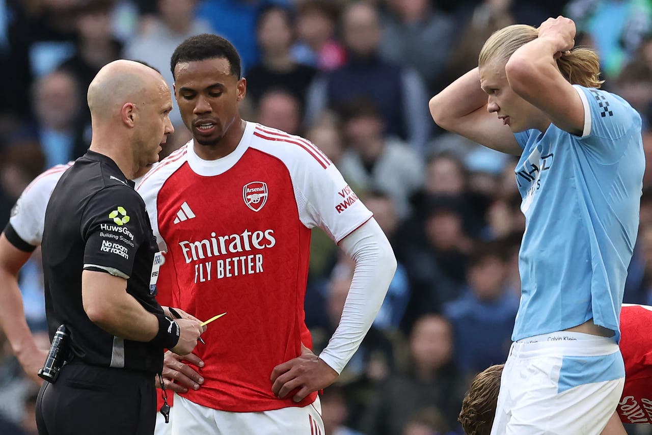 Another cheeky dig at Erling Haaland? Arsenal defender Gabriel appears ...