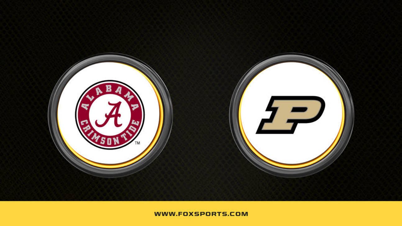 Alabama vs. Purdue Prediction, How to Watch, Odds, Channel - Nov 13 ...