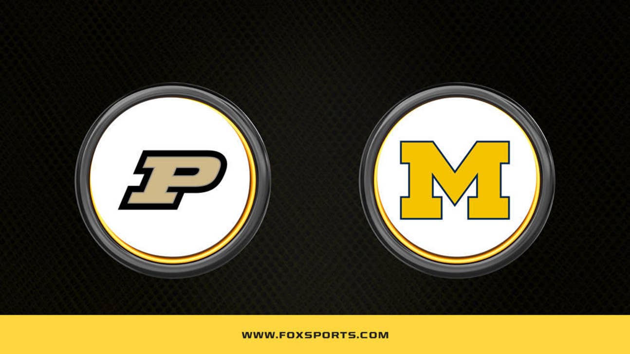 How to Watch Purdue vs. Michigan: TV Channel, Time, Live Stream - Big ...