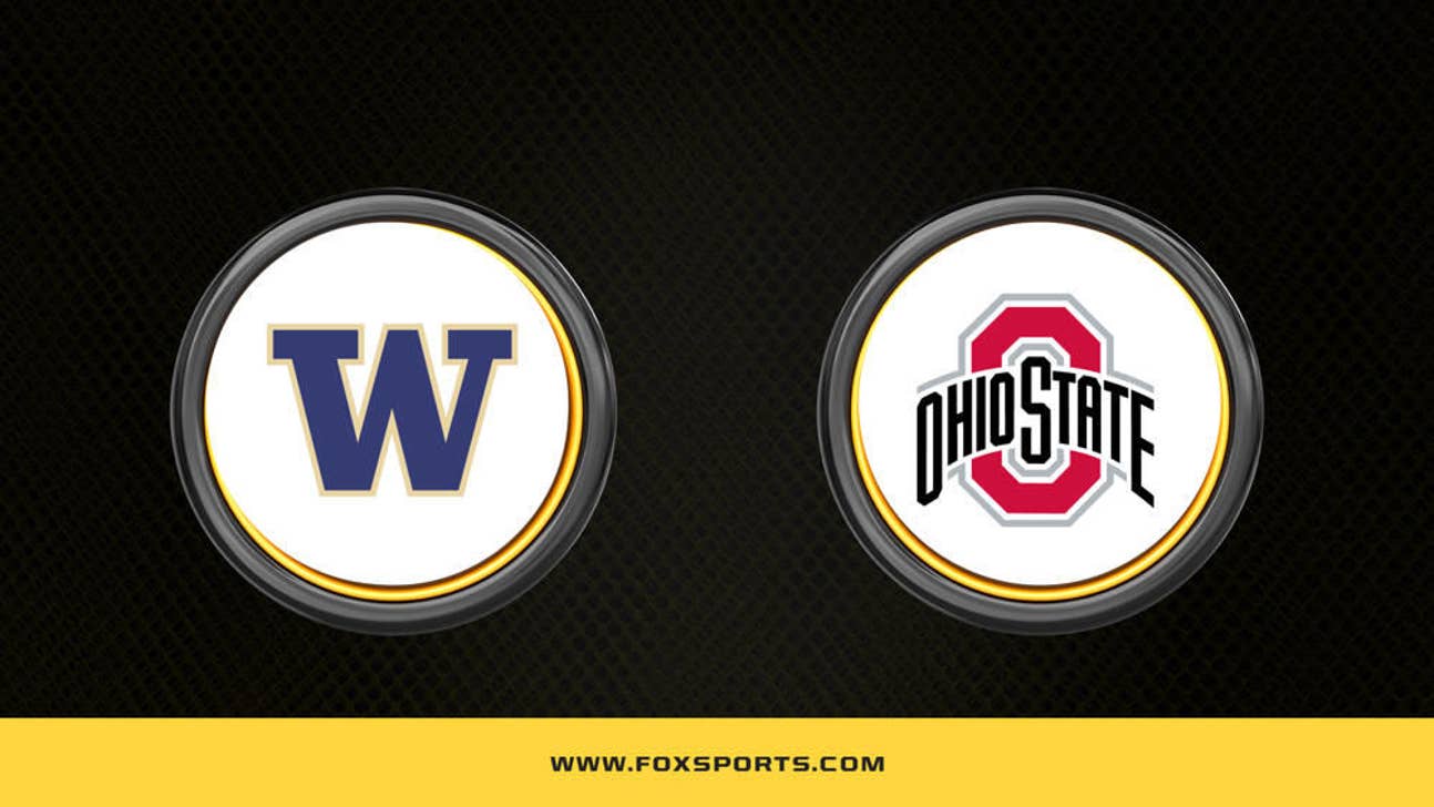 Washington vs. Ohio State Prediction, How to Watch, Odds, Channel - Jan ...