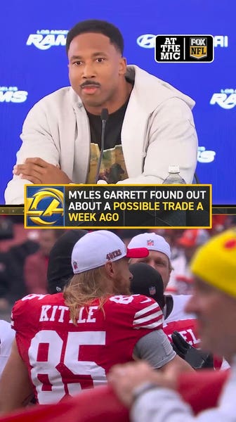 Myles Garrett to be traded to Rams for Jared Verse, 2027 1st-round pick ...
