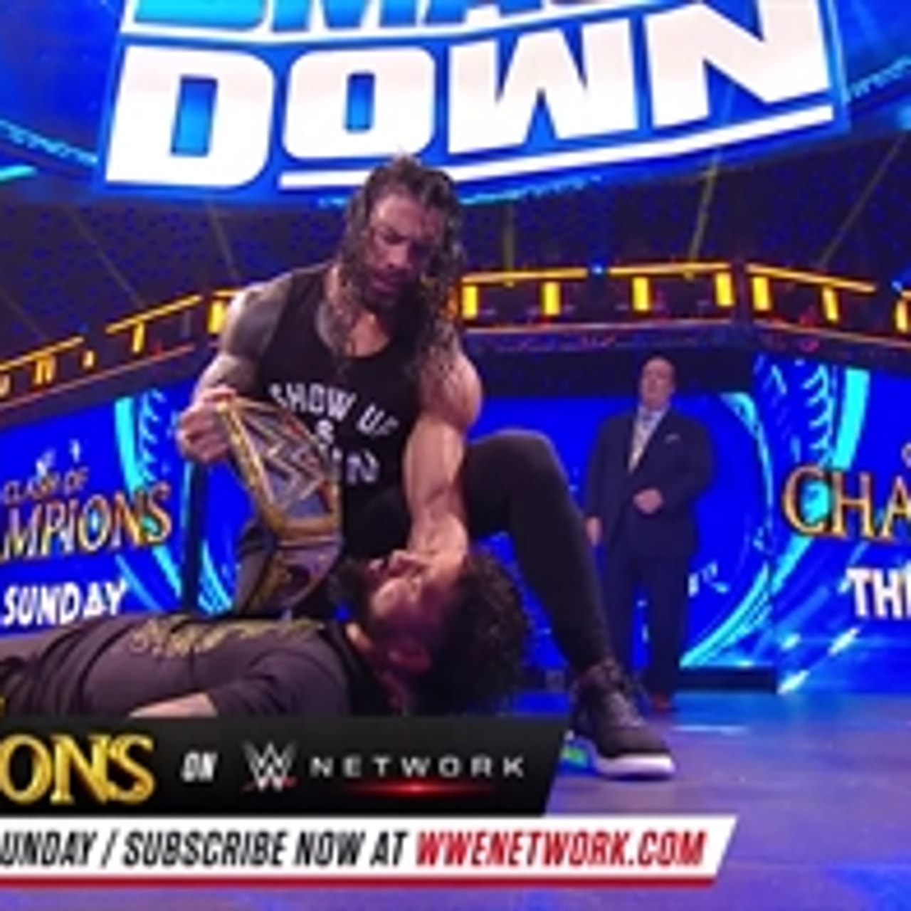 The Shield Wwe Roman Reigns Superman Punch