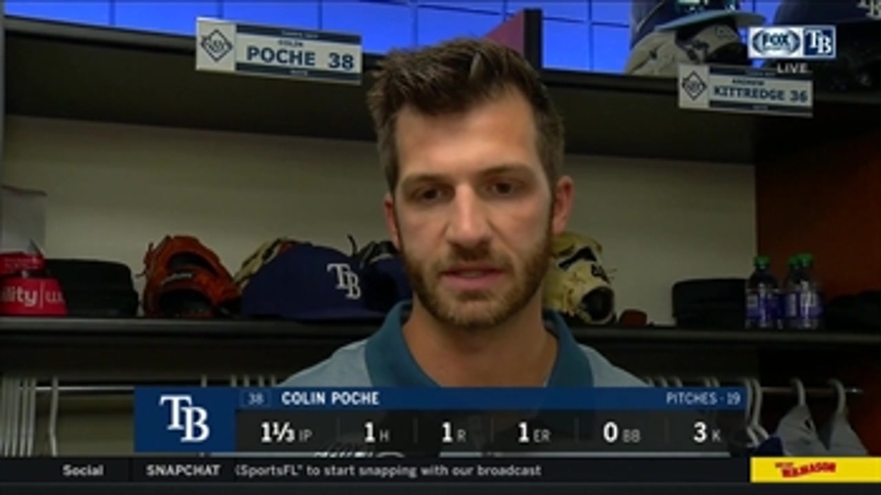Colin Poche talks execution breakdown after Rays' extra-innings loss ...