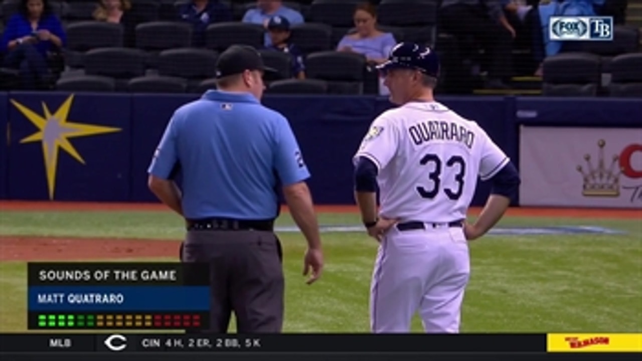 Listen in on Tampa Bay Rays third-base coach Matt Quatraro | FOX Sports