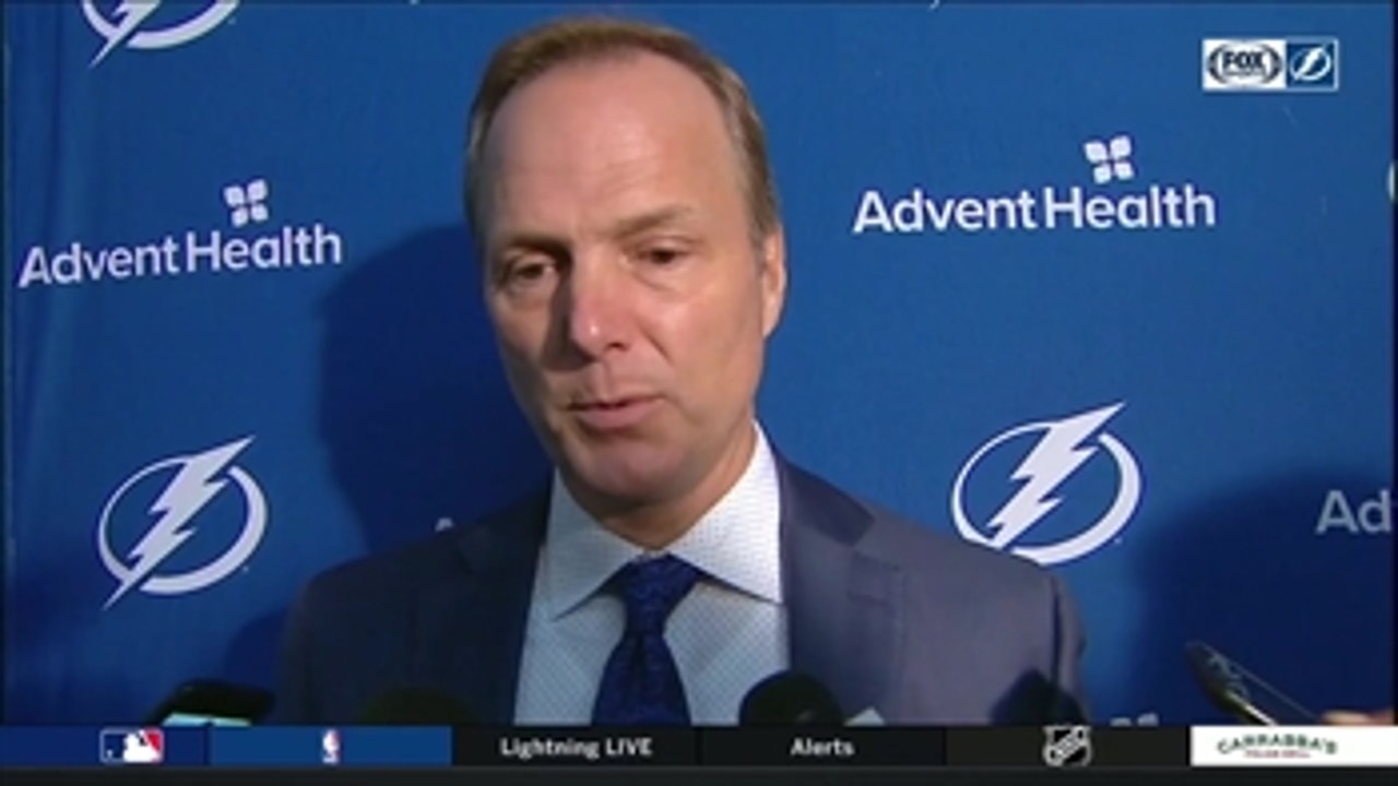 Jon Cooper breaks down Lightning's OT win over Devils | FOX Sports