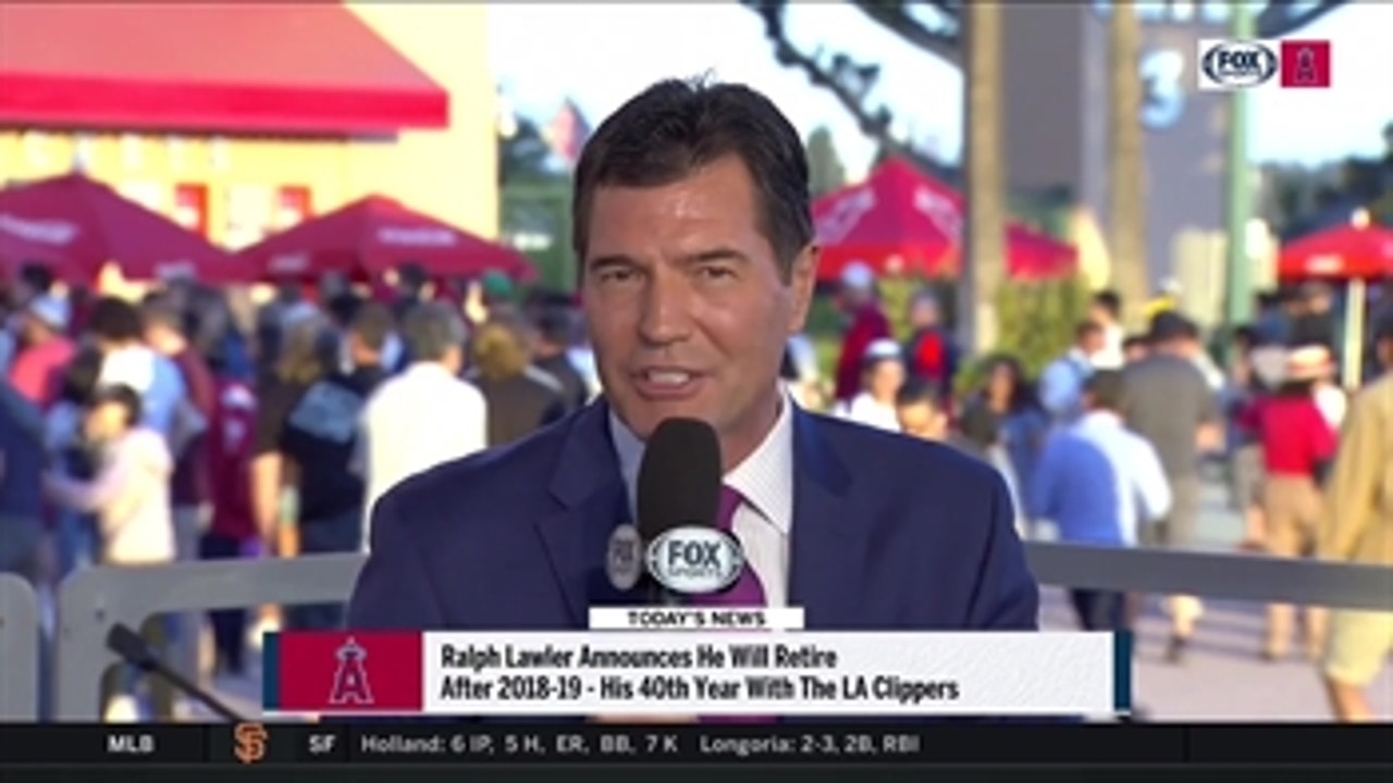 Ralph Lawler leaves a lasting impact on the Angels crew | FOX Sports