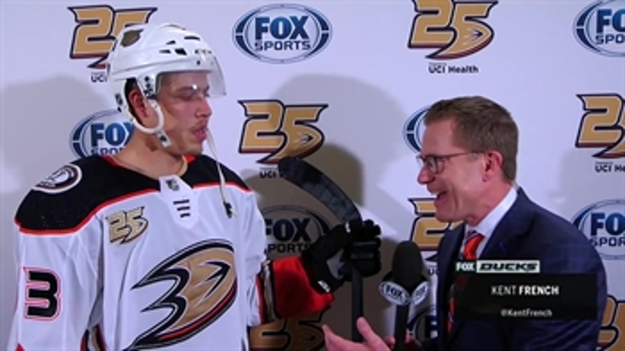 Max Comtois talks about his second career goal | FOX Sports