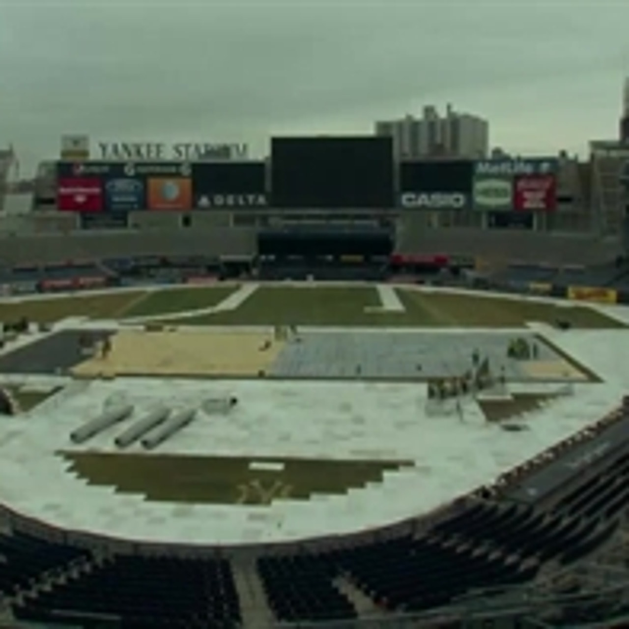 Yankee Stadium Hockey