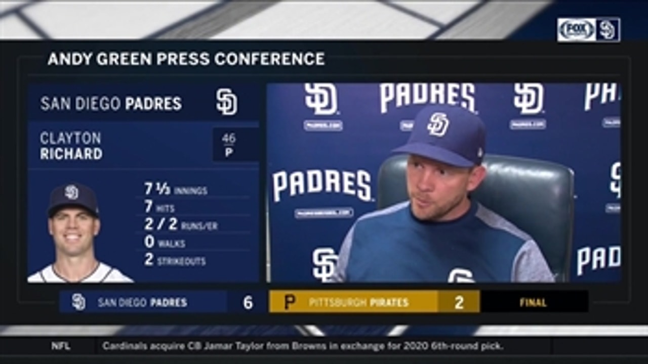 Andy Green talks about his team's strong showing in 6-2 win | FOX Sports