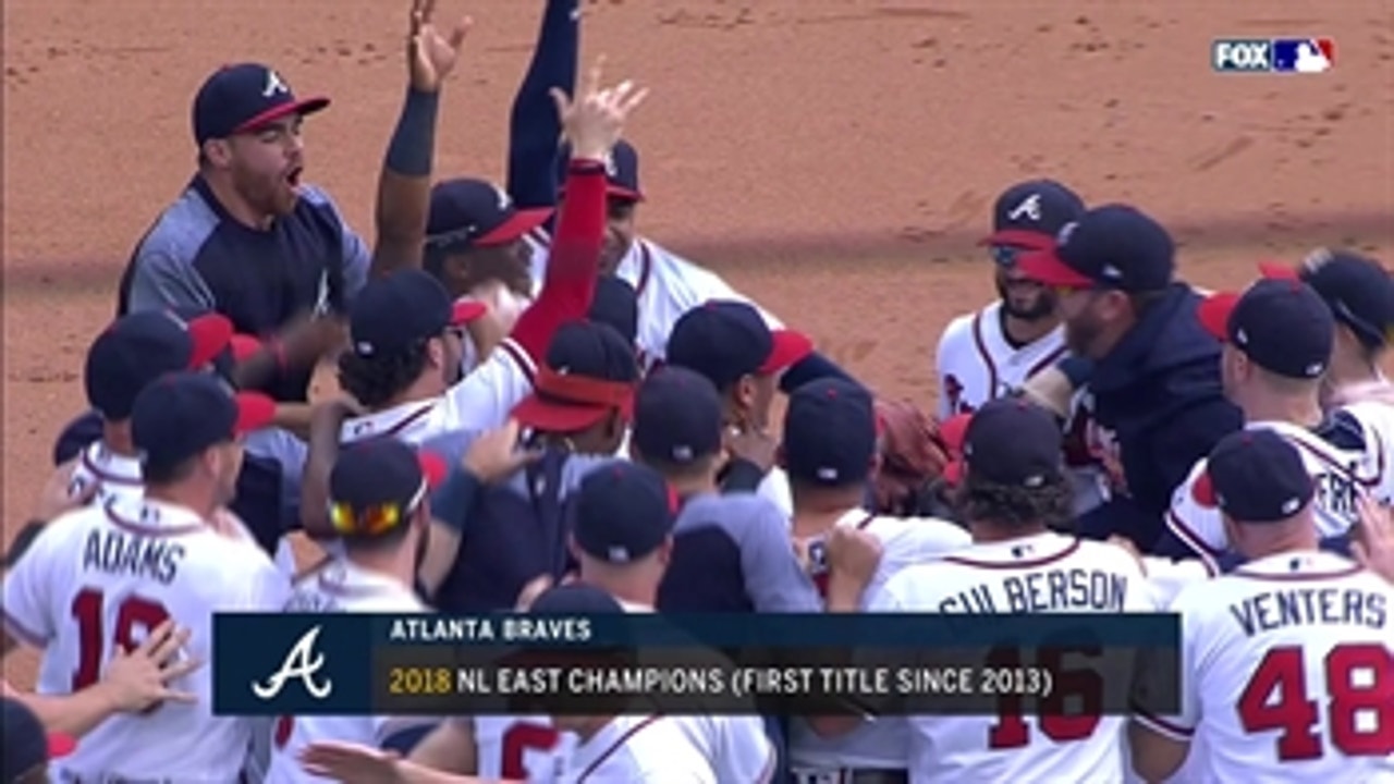 The Braves clinch the NL East: Watch the final out and their epic ...