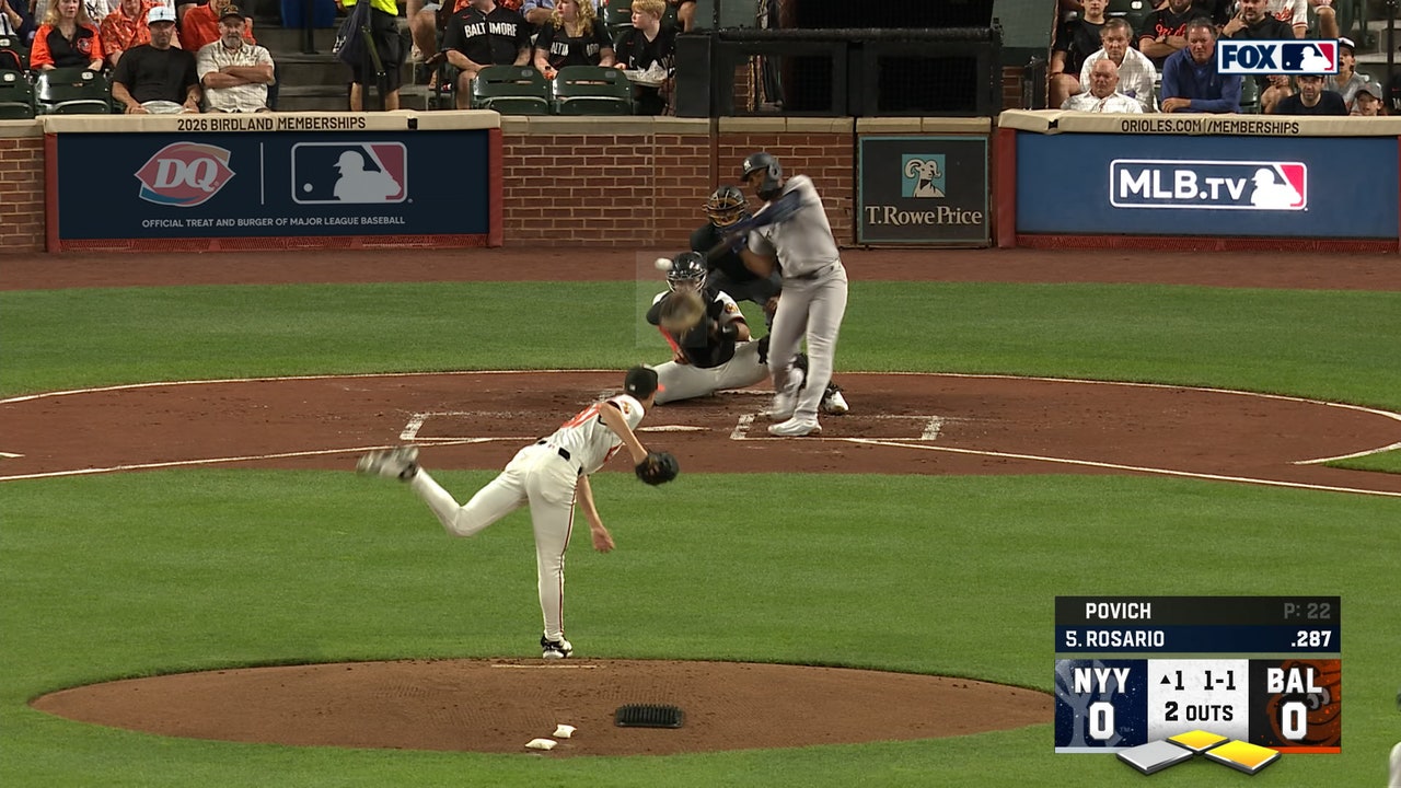 Amed Rosario's double drives in two runs, giving Yankees lead over ...