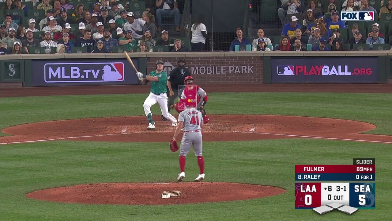 Luke Raley CRUSHES a solo homer as Mariners extend lead over Angels ...