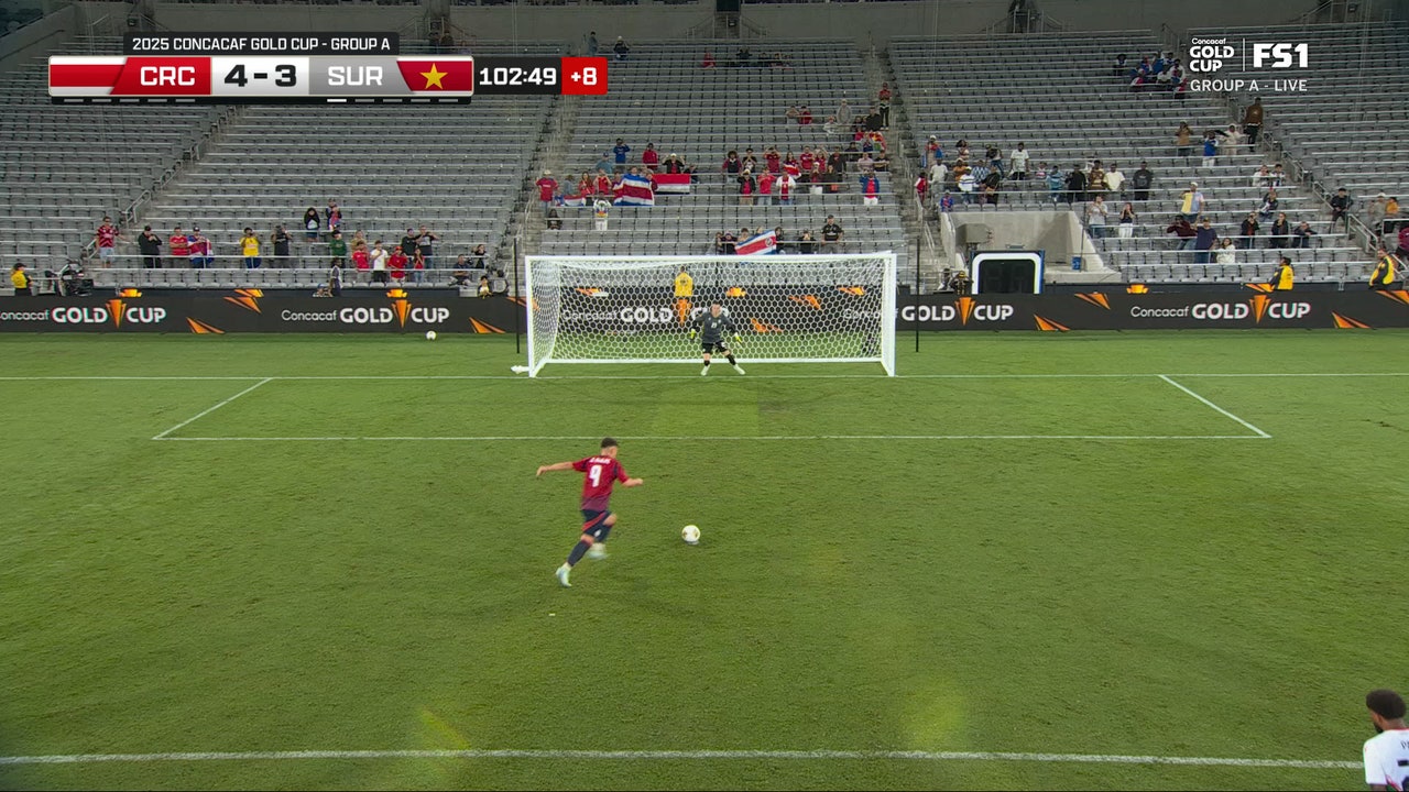 Manfred Ugalde's superb penalty finish seals Costa Rica's victory over ...