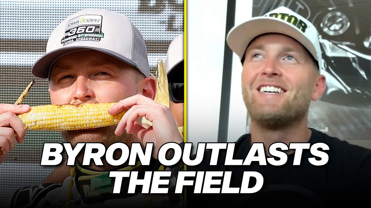 William Byron Breaks Down Iowa Win & Fuel Strategy | FOX Sports