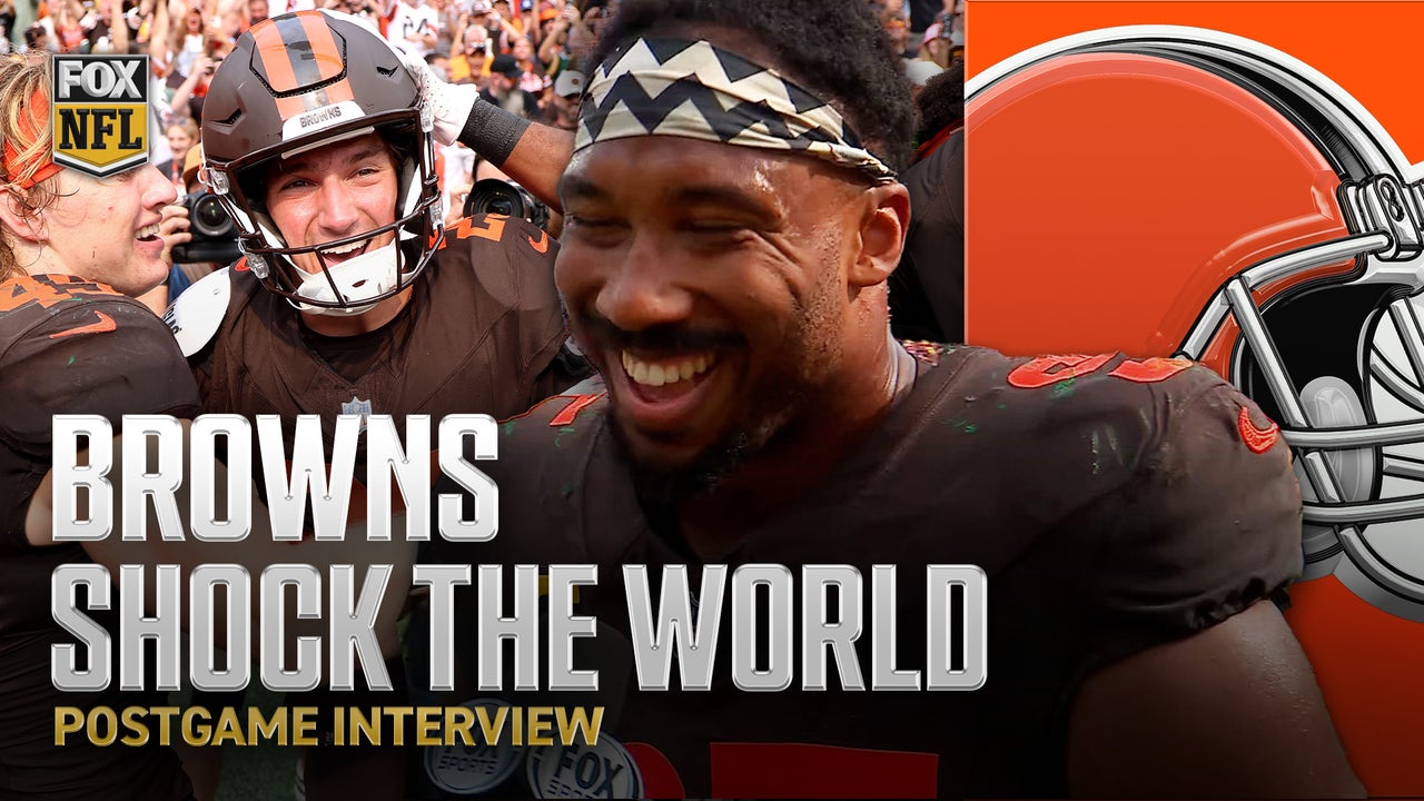 'This feels damn good' 🤯 Myles Garrett on Browns' EPIC comeback win vs Packers | FOX Sports