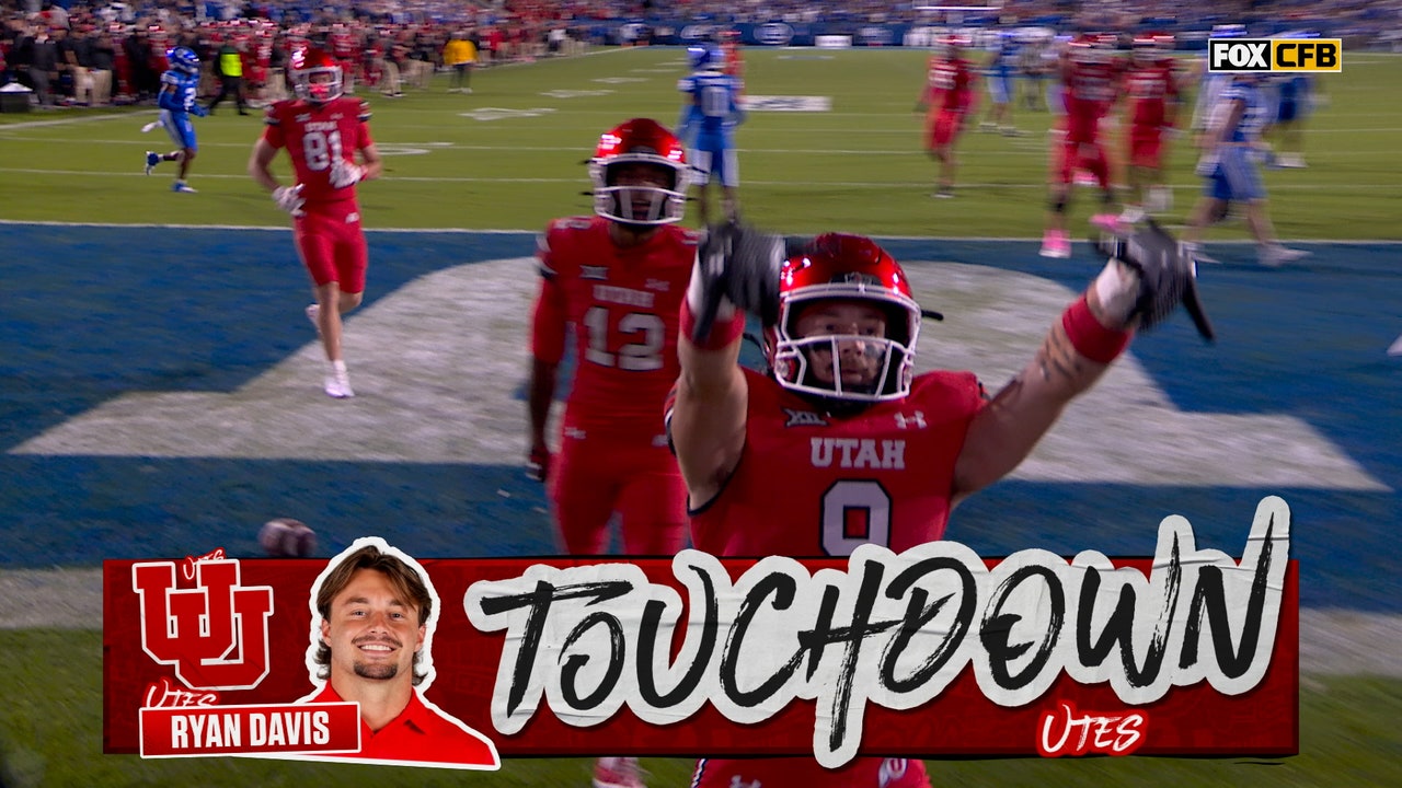 Utah's Devon Dampier finds Ryan Davis for an 11-yard TD, tying game vs ...