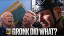 Gronk Rappels Down 5-Story Building in Wild Stunt 😱 | FOX NFL Sunday ...