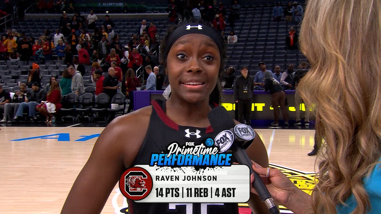 Raven Johnson's double-double helps South Carolina to a DOMINANT win vs ...