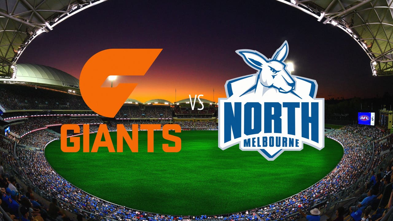 GWS GIANTS Vs North Melbourne | FOX Sports