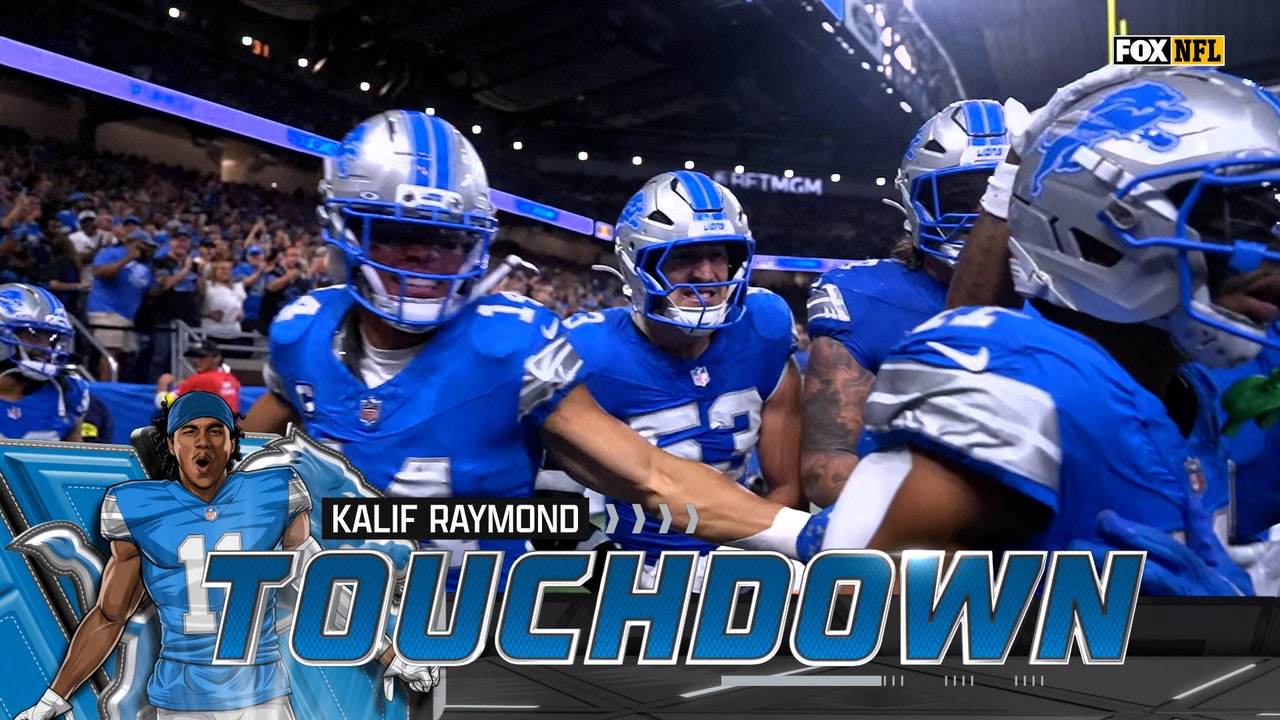 Lions' Kalif Raymond returns punt 65 yards to extend lead over Browns ...