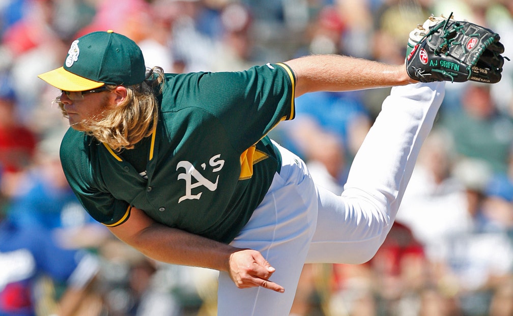 A's pitcher A.J. Griffin has elbow surgery; out for season | FOX Sports