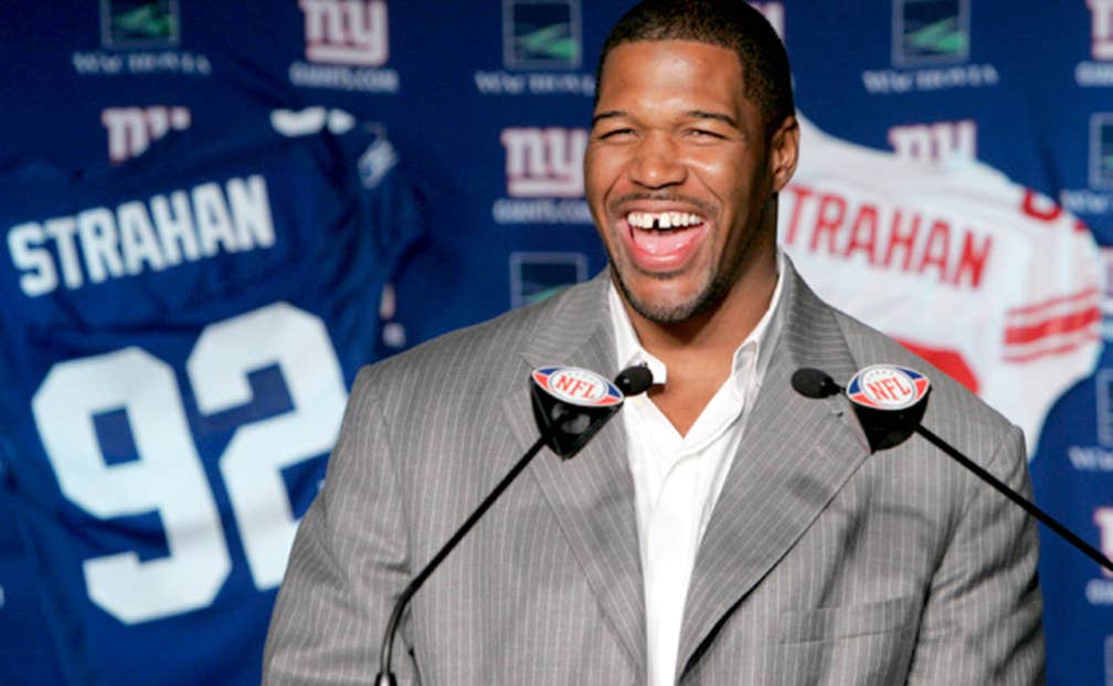 Former Giants star Strahan reportedly threatened by homeless man | FOX ...