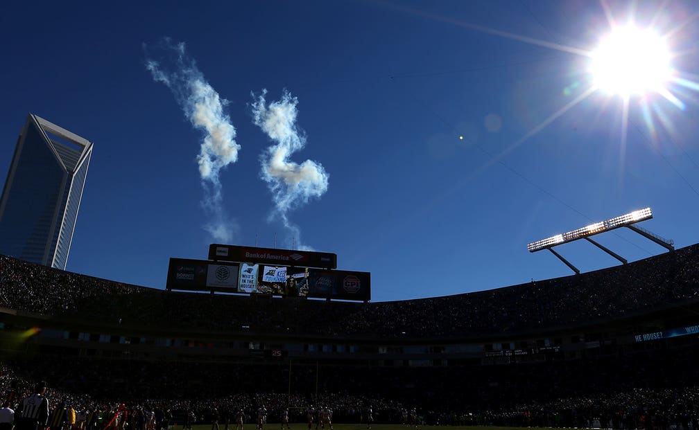 Drone with camera spotted over Panthers stadium during game | FOX Sports