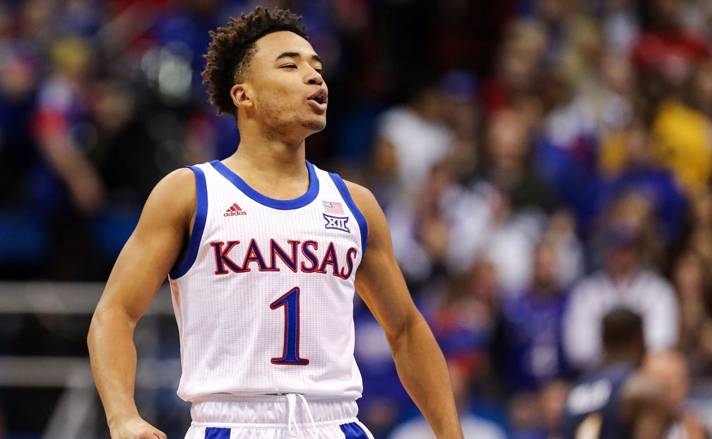 Dotson drops 22 points, No. 3 Kansas beats UNC Greensboro 74-62 | FOX ...