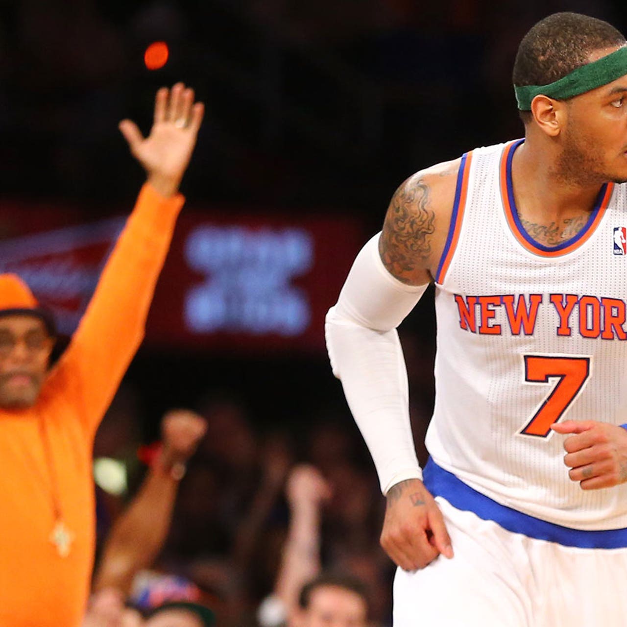 Carmelo Anthony Smoking Cigar