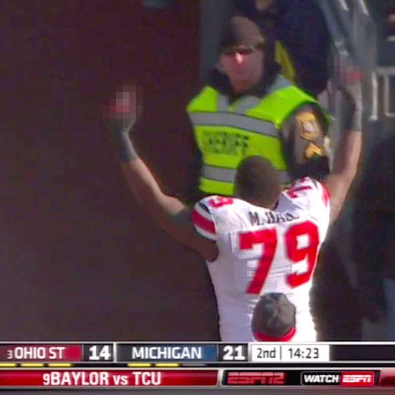 Marcus Vick Middle Finger