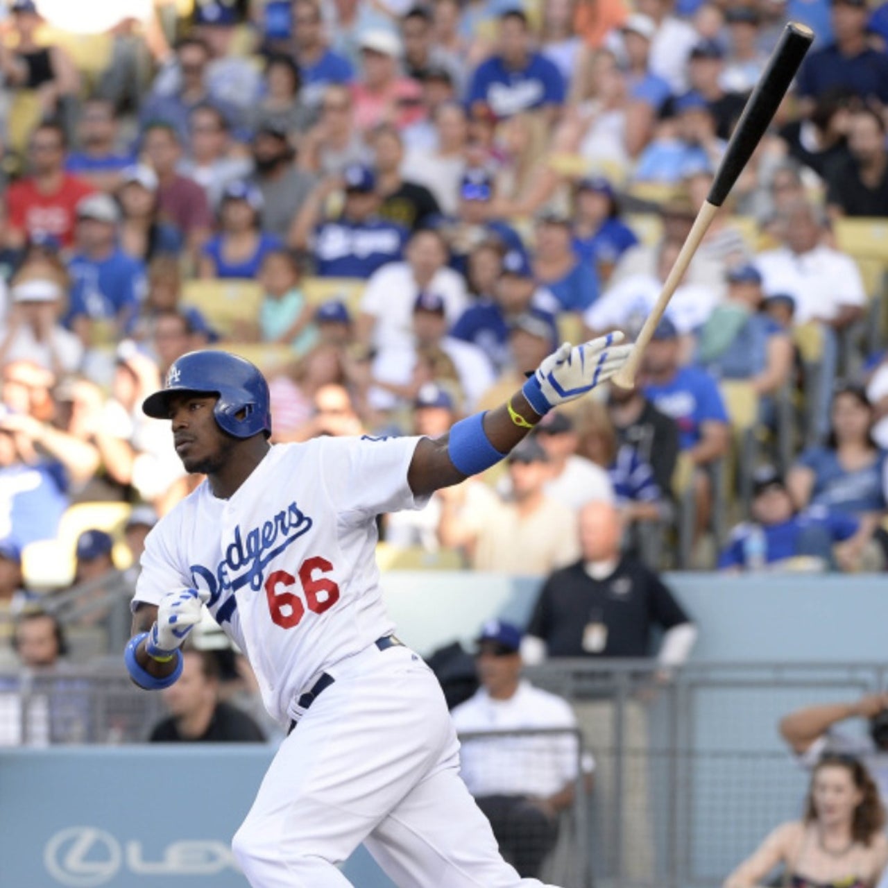 Yasiel Puig Bat Flip Background