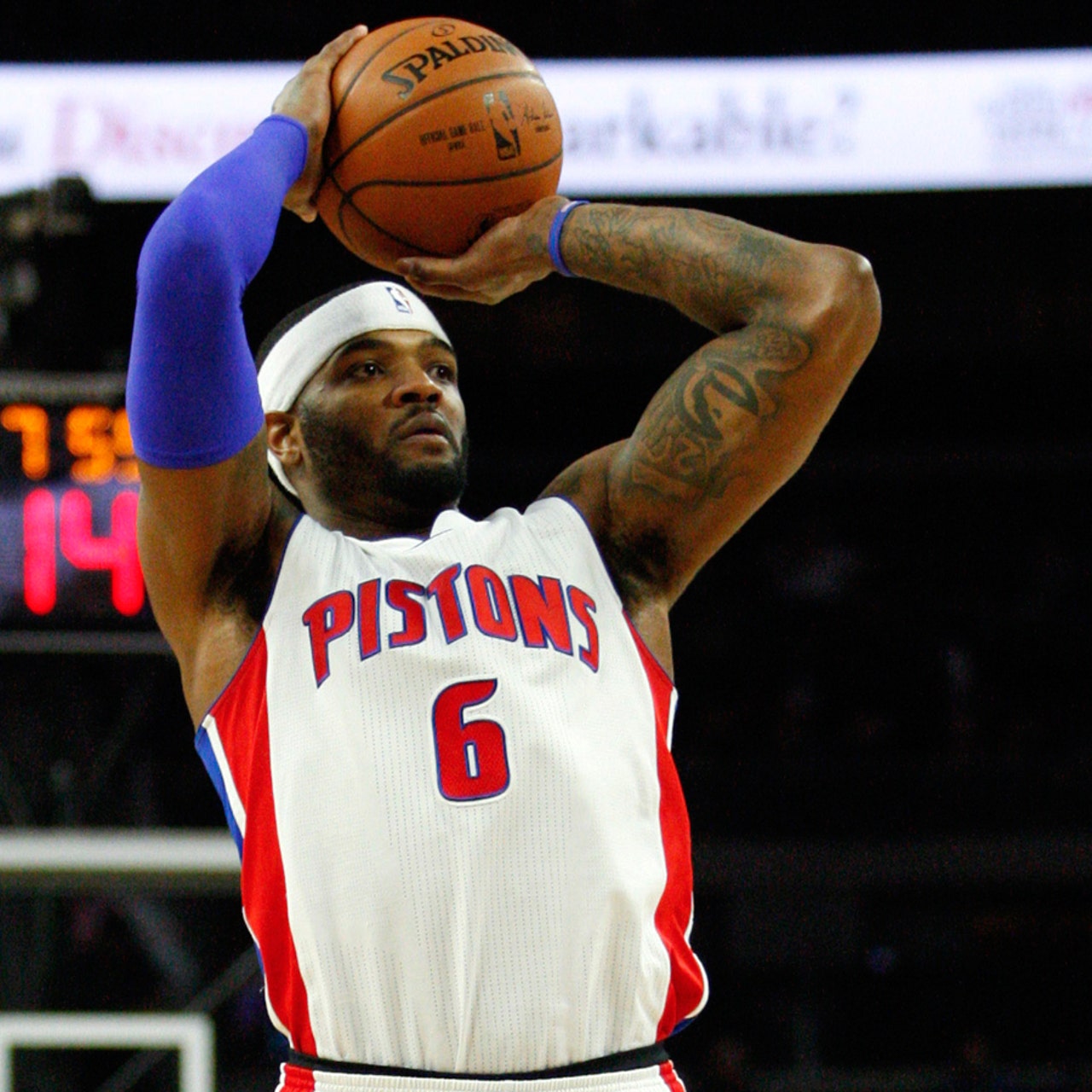 Josh Smith Pistons Uniform