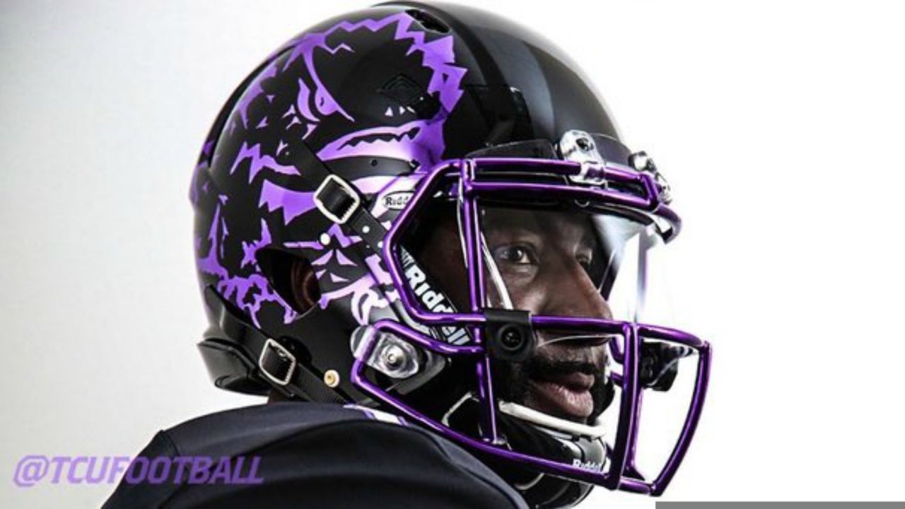 TCU breaks out cool new helmets for clash with Oklahoma | FOX Sports