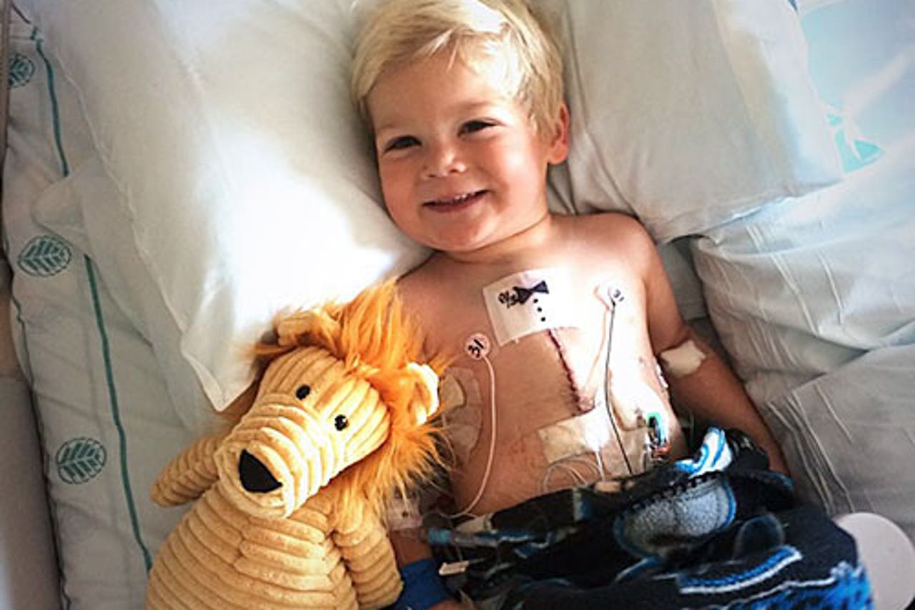 Panthers' Olsen, family draw inspiration from young son battling heart ...