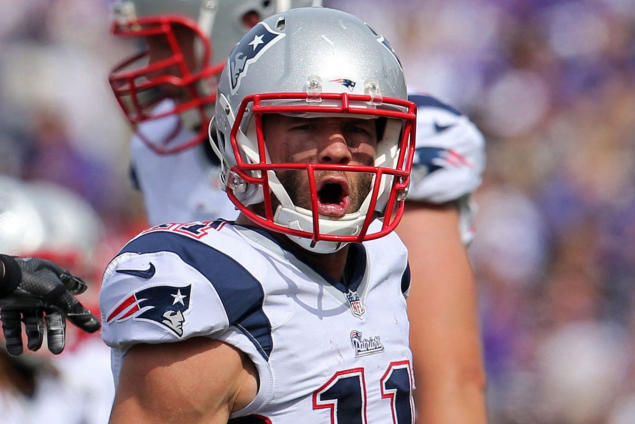 Patriots Wr Julian Edelman Leads League In Targets Receptions Fox Sports