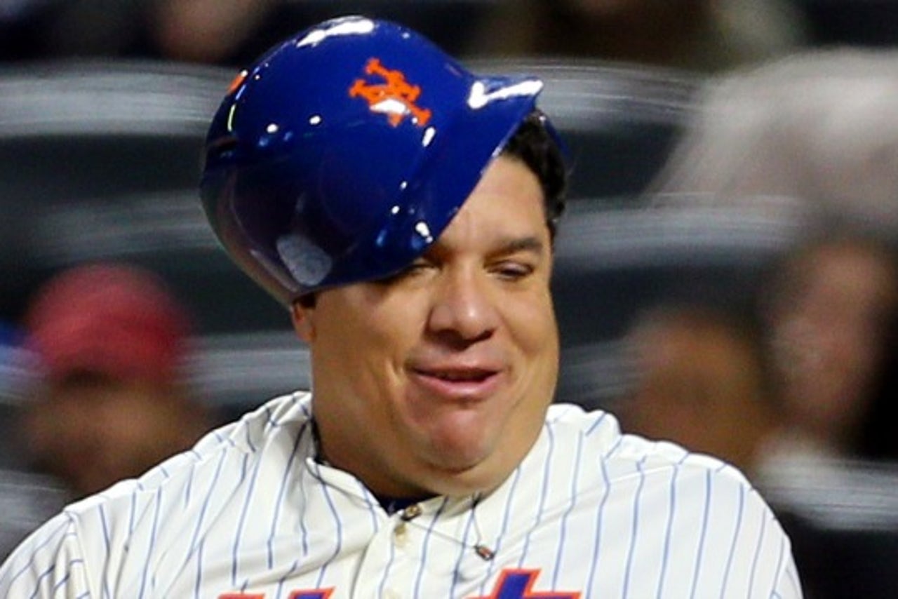 Bartolo Colon's batting helmet falling off: A history in photos | FOX ...