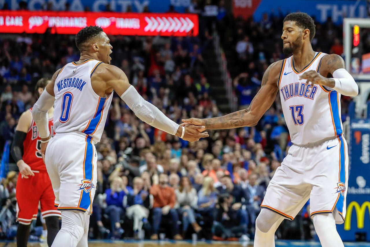Thunder's Paul George, Russell Westbrook have surgeries | FOX Sports