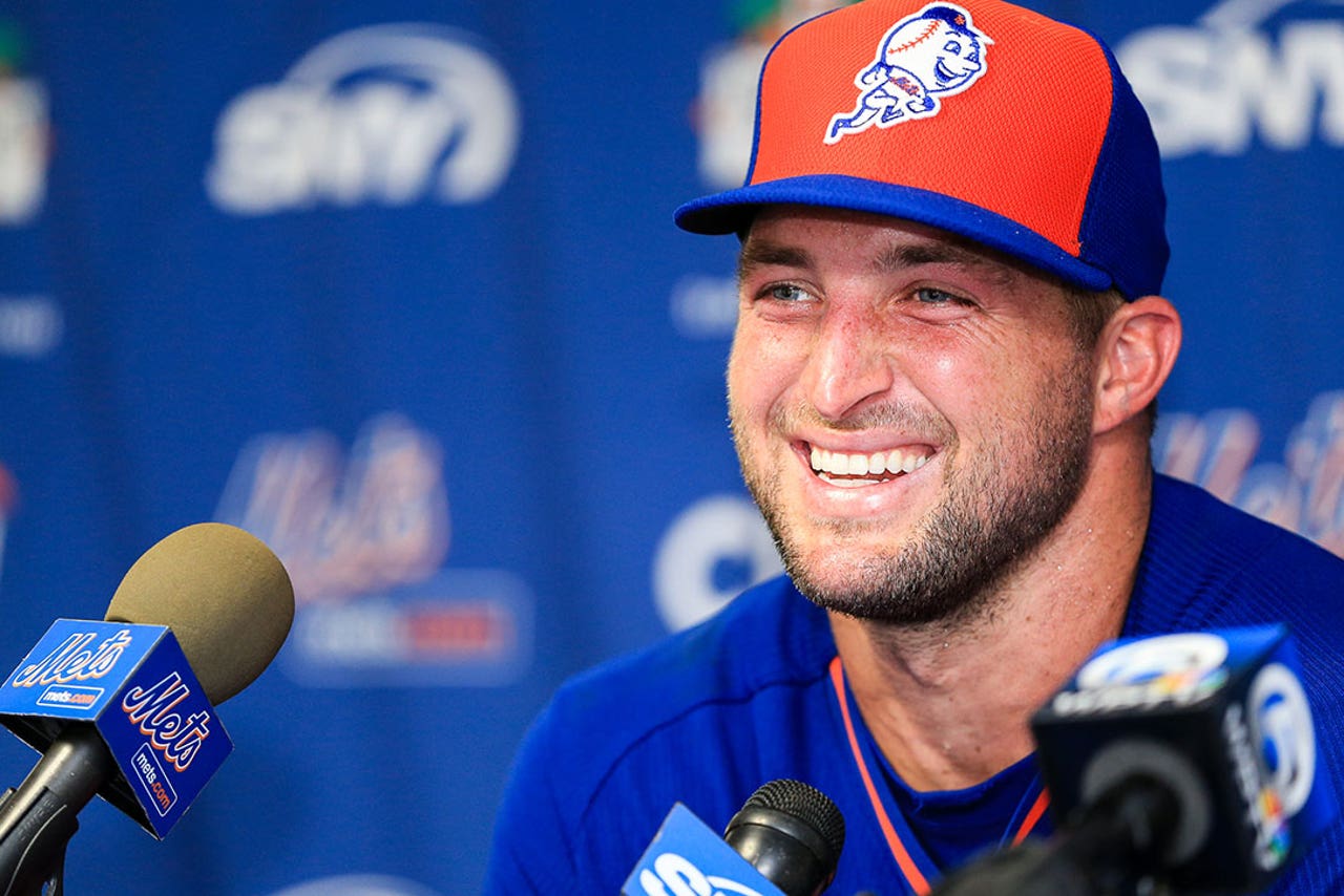 Tim Tebow shares his 'ultimate goal' on first day of spring training ...