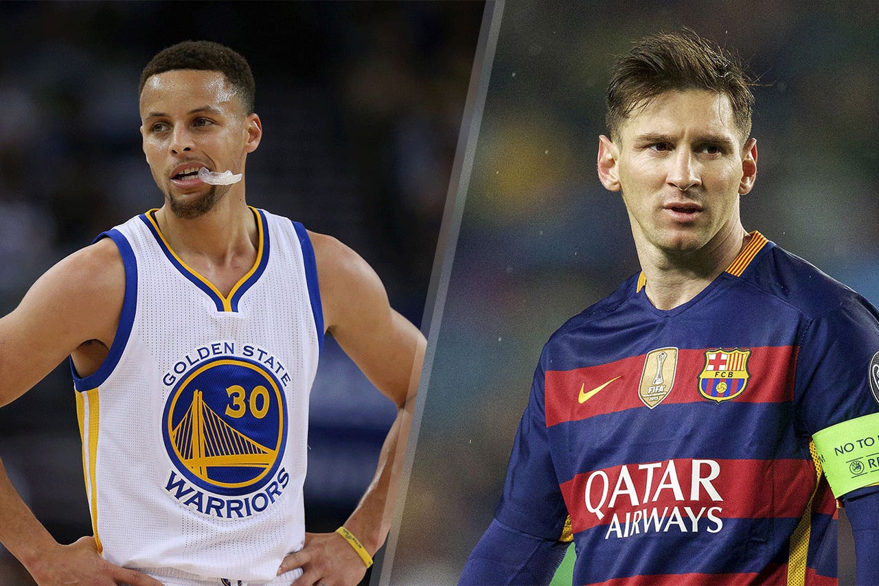 Lionel Messi makes good on Steph Curry jersey vow | FOX Sports