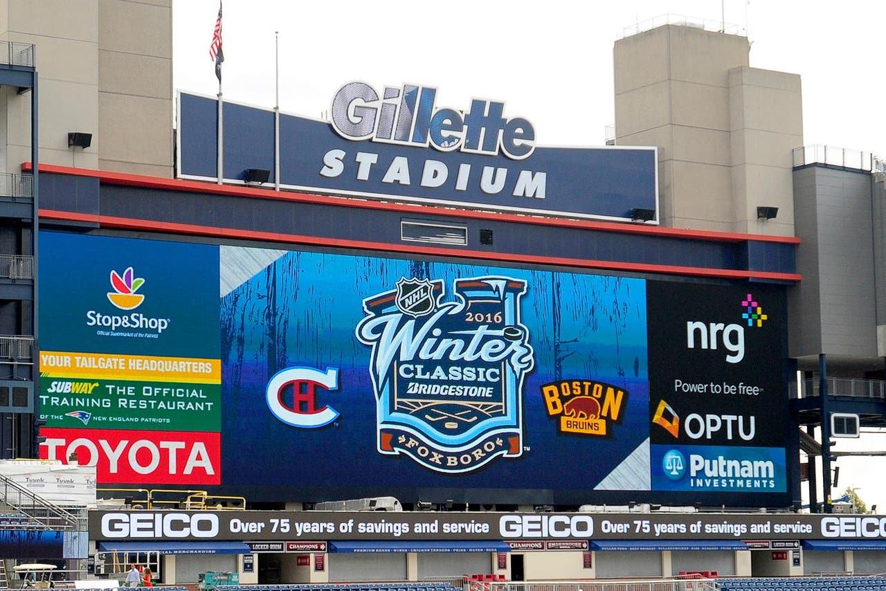 NHL Winter Classic logos revealed at Gillette Stadium in Foxboro | FOX ...