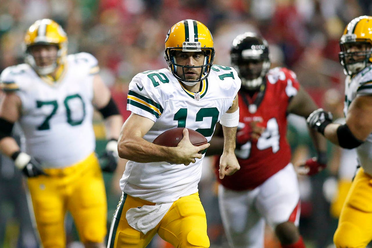 Upon Further Review: Packers' Rodgers does it all in loss to Falcons ...