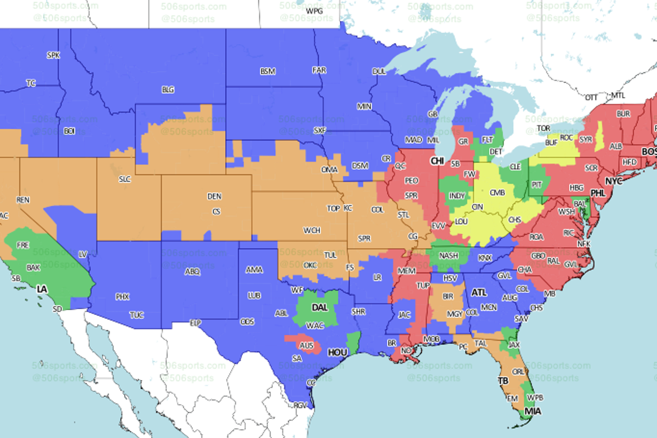 NFL TV Schedule and Broadcast Map: Week 11 | FOX Sports