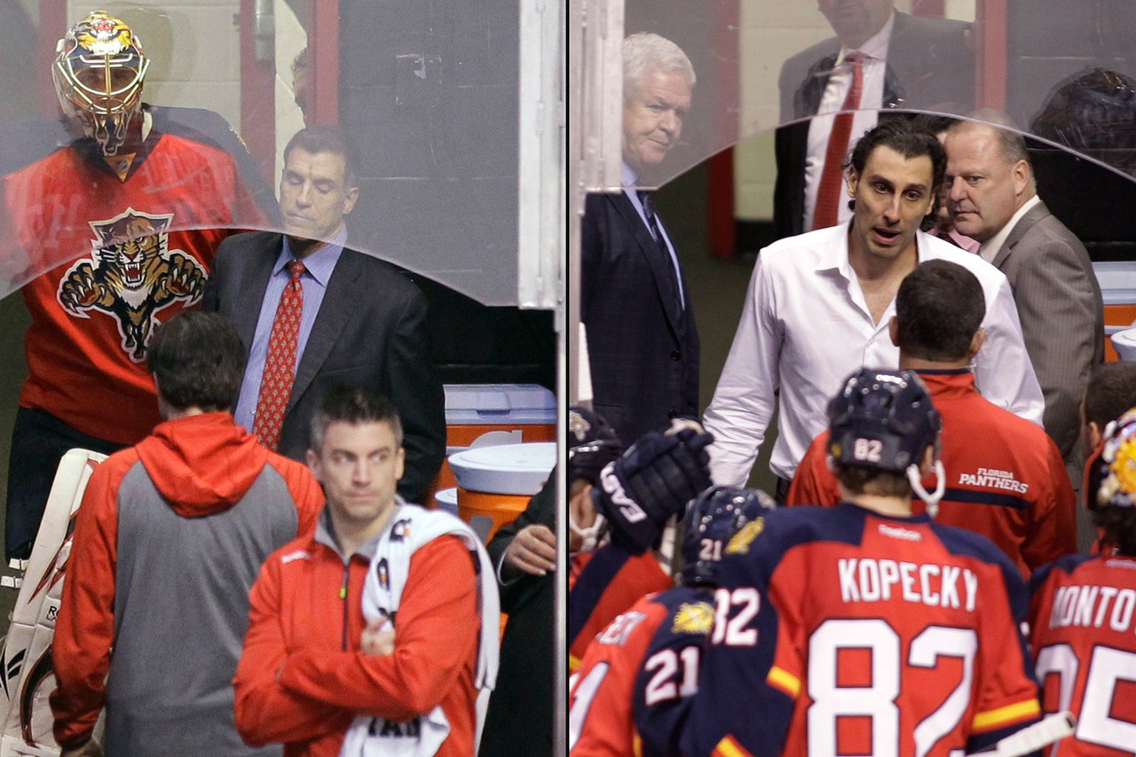 roberto luongo panthers practice