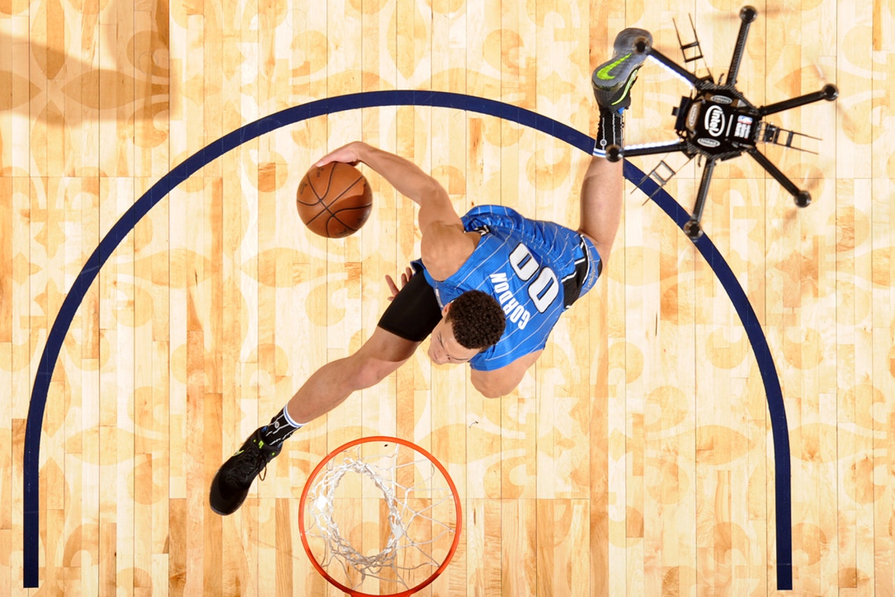 A behind-the-scenes look at how Aaron Gordon's drone dunk plans went ...