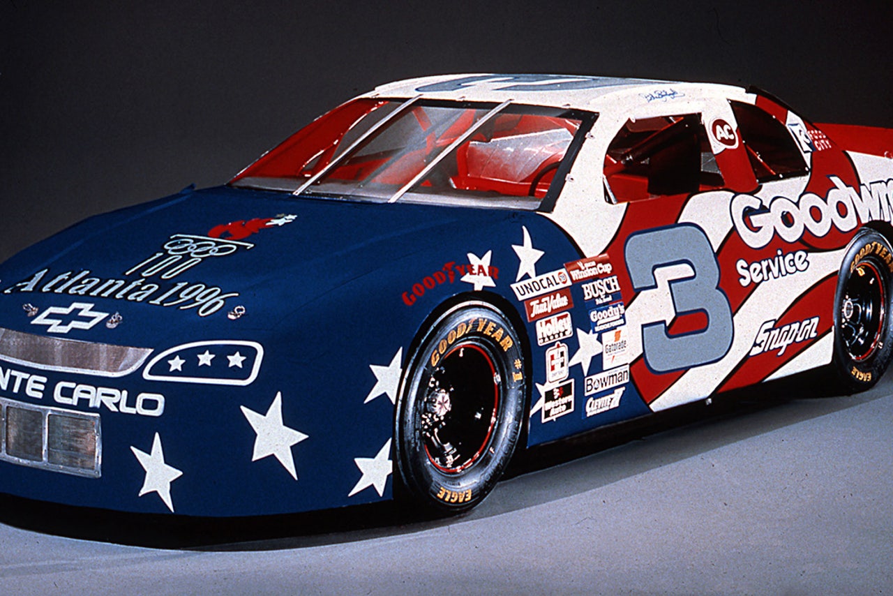 Tbt Dale Earnhardt Pays Tribute To Atlanta Summer Olympics In 1996