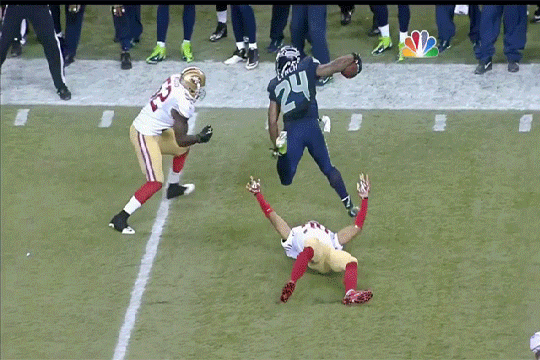 Marshawn Lynch Beast Mode Lauf Gif Marshawn Lynch Is The Highest Rated