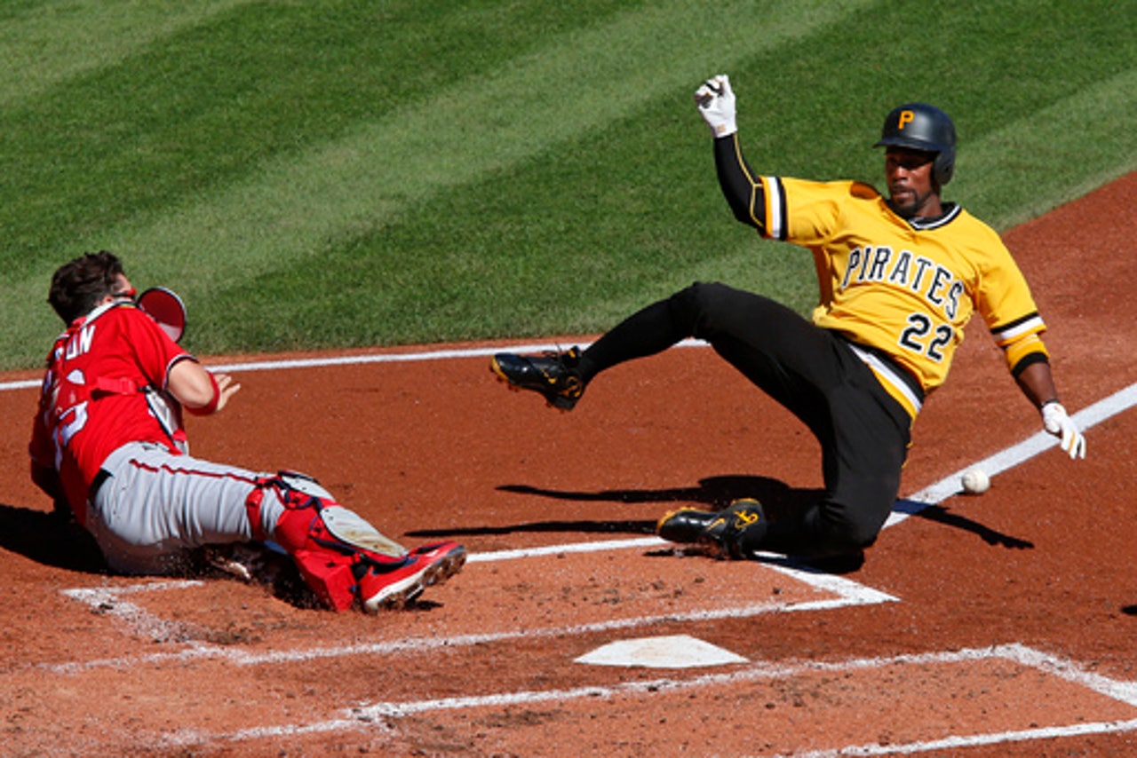 Harper injured after fake tag, benches clear, Nats top Bucs | FOX Sports