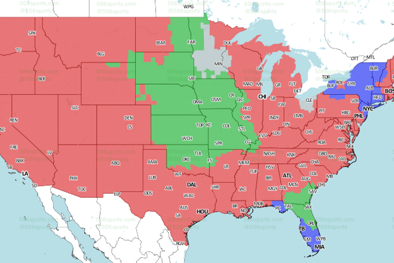 NFL TV Schedule and Broadcast Map: Week 9 | FOX Sports