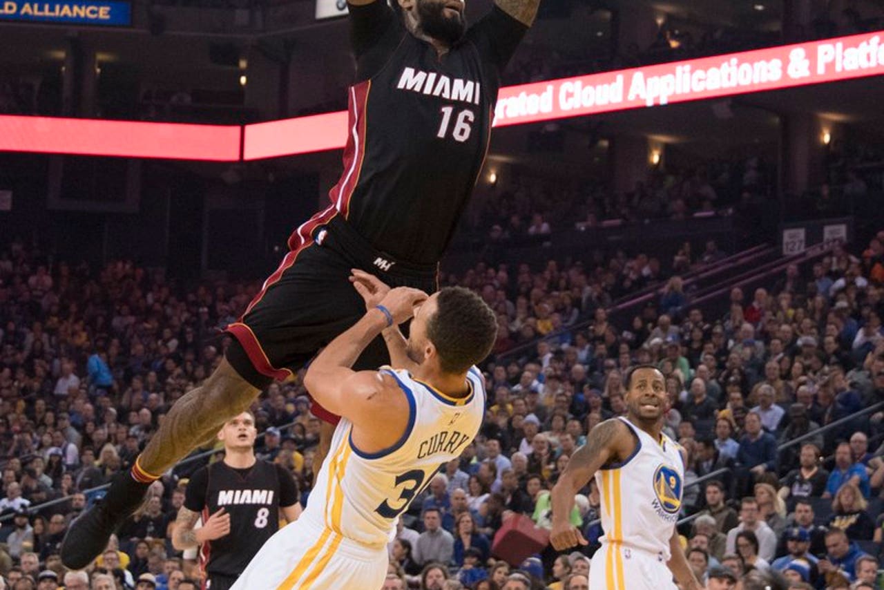 Watch James Johnson dunk Stephen Curry into oblivion | FOX Sports
